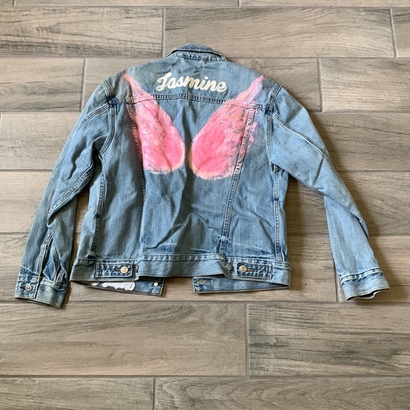 Levi's | Jackets & Coats | Levis Angel Oasis Jasmine Denim Jacket ...